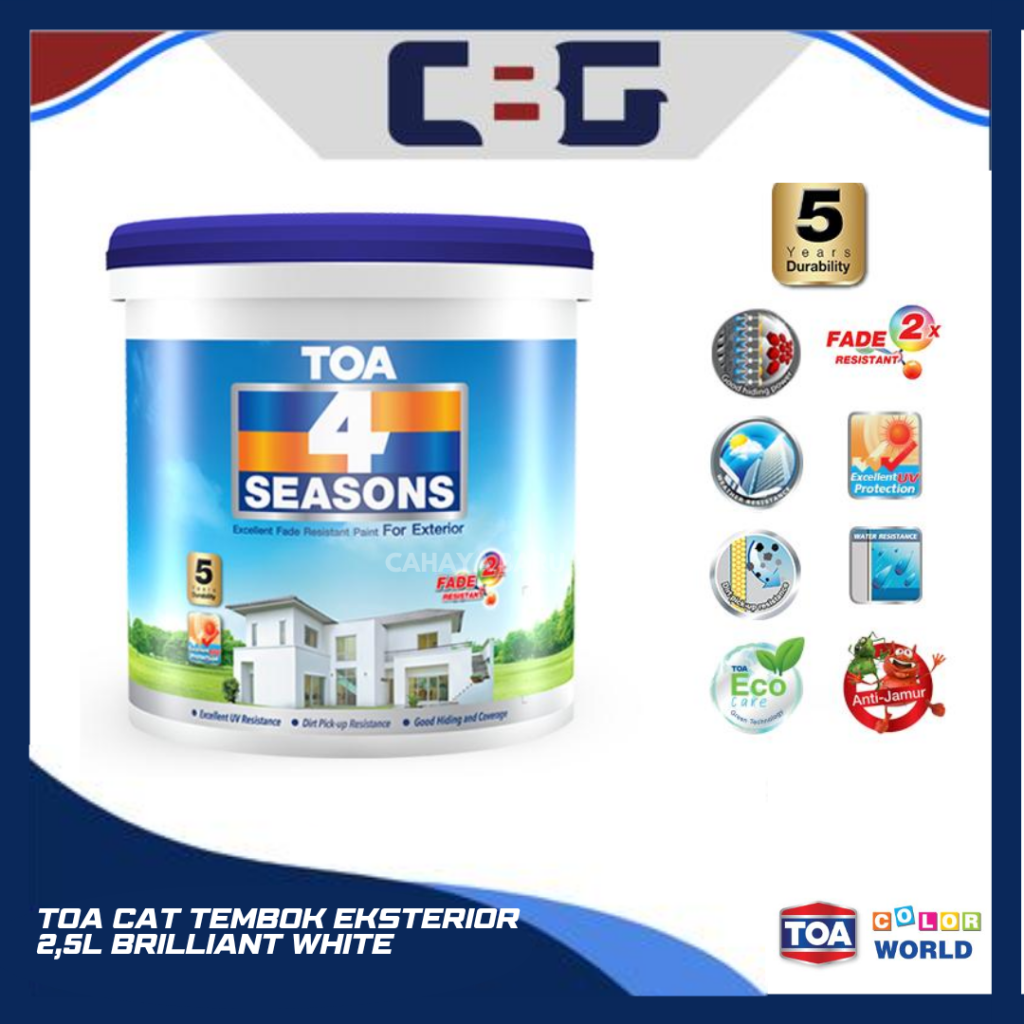 TOA Cat Tembok Cat Dasar Interior Alkali Resisting Primer 3.785 L – PT.CAHAYA BARU GRUP